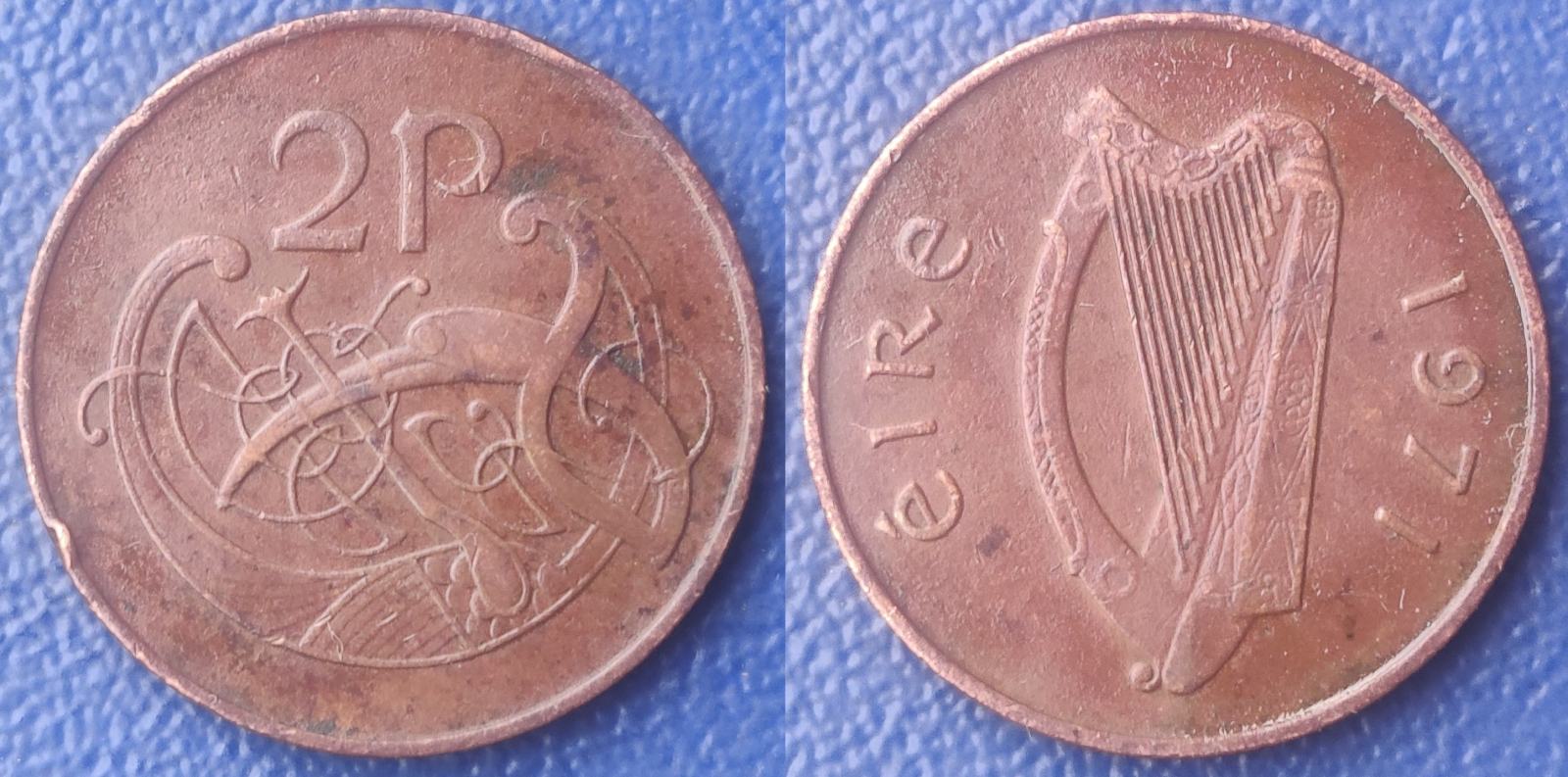 Ireland 2 pence, 1971