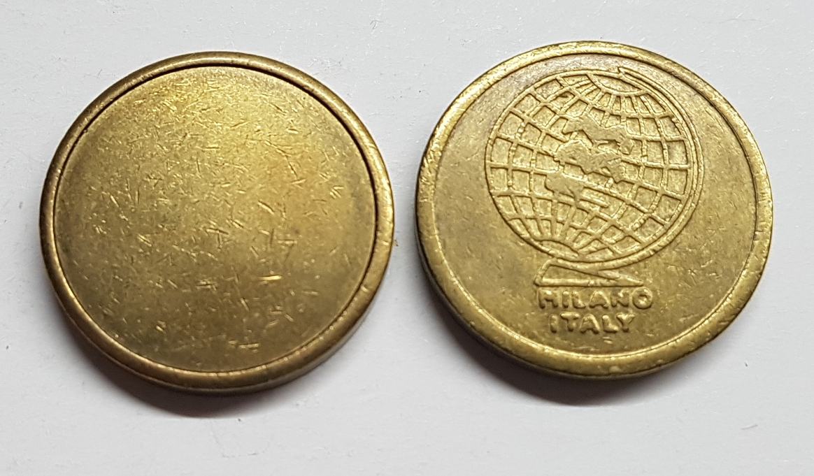 ITALIJA 2 TOKEN ŽETON