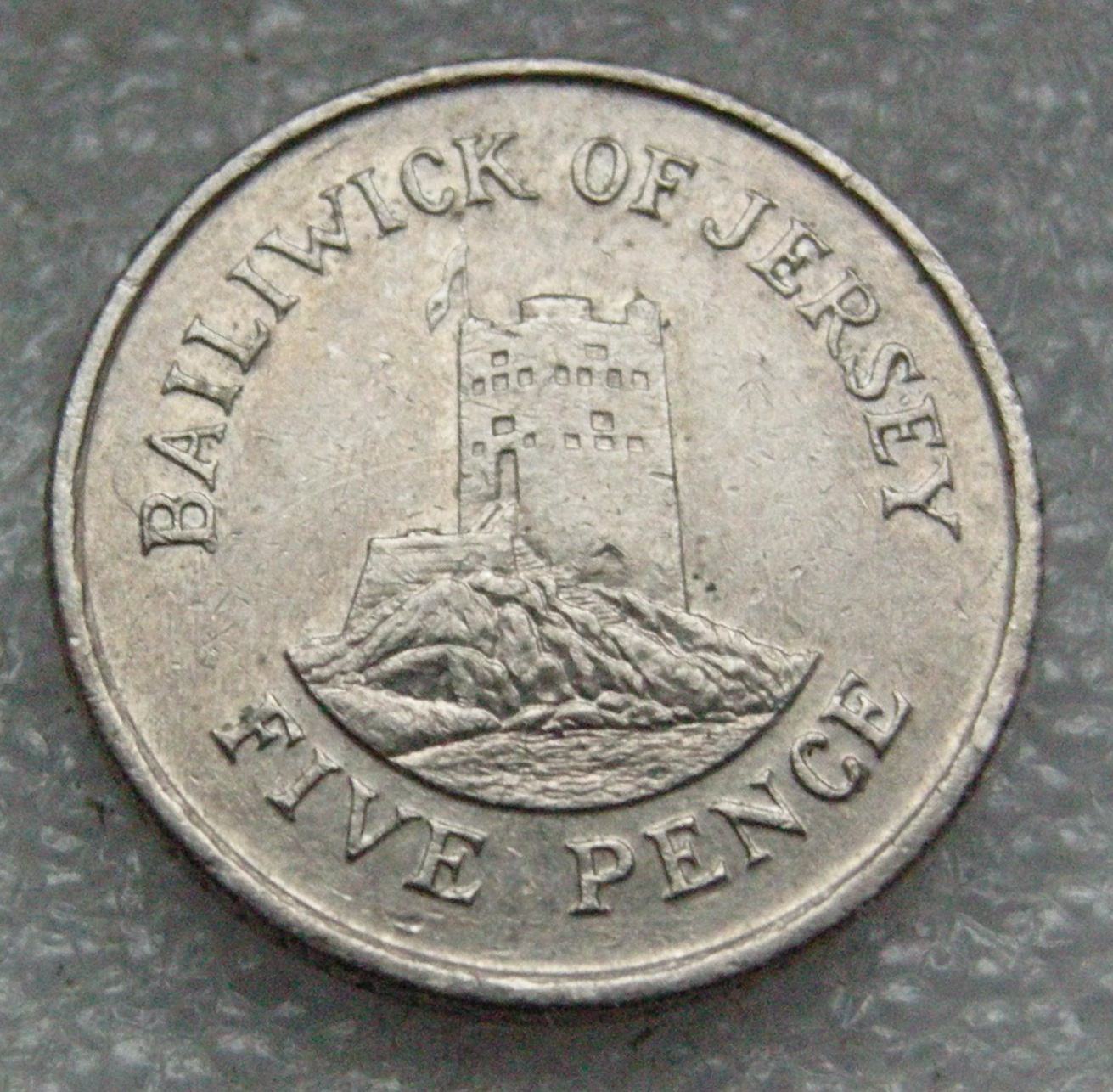 JERSEY 5 Pence 1993