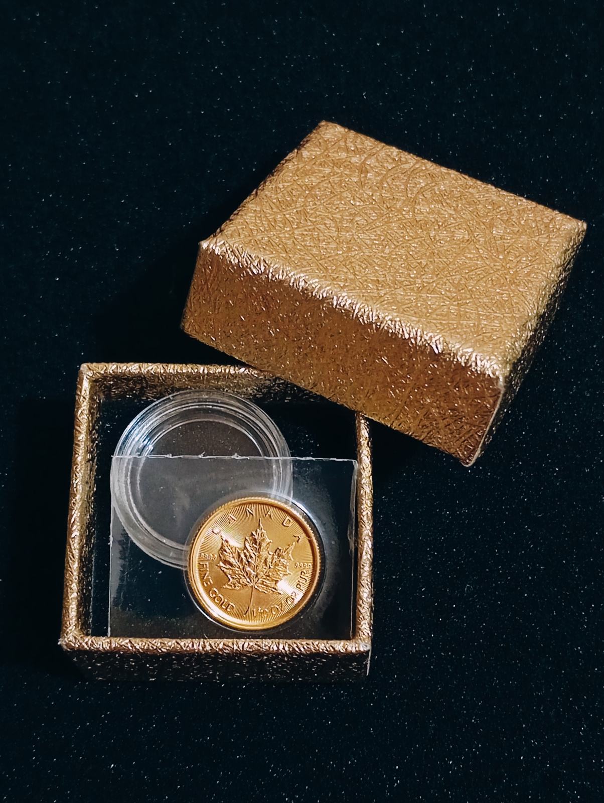 Javorov list, zlatnik 1/10 Oz