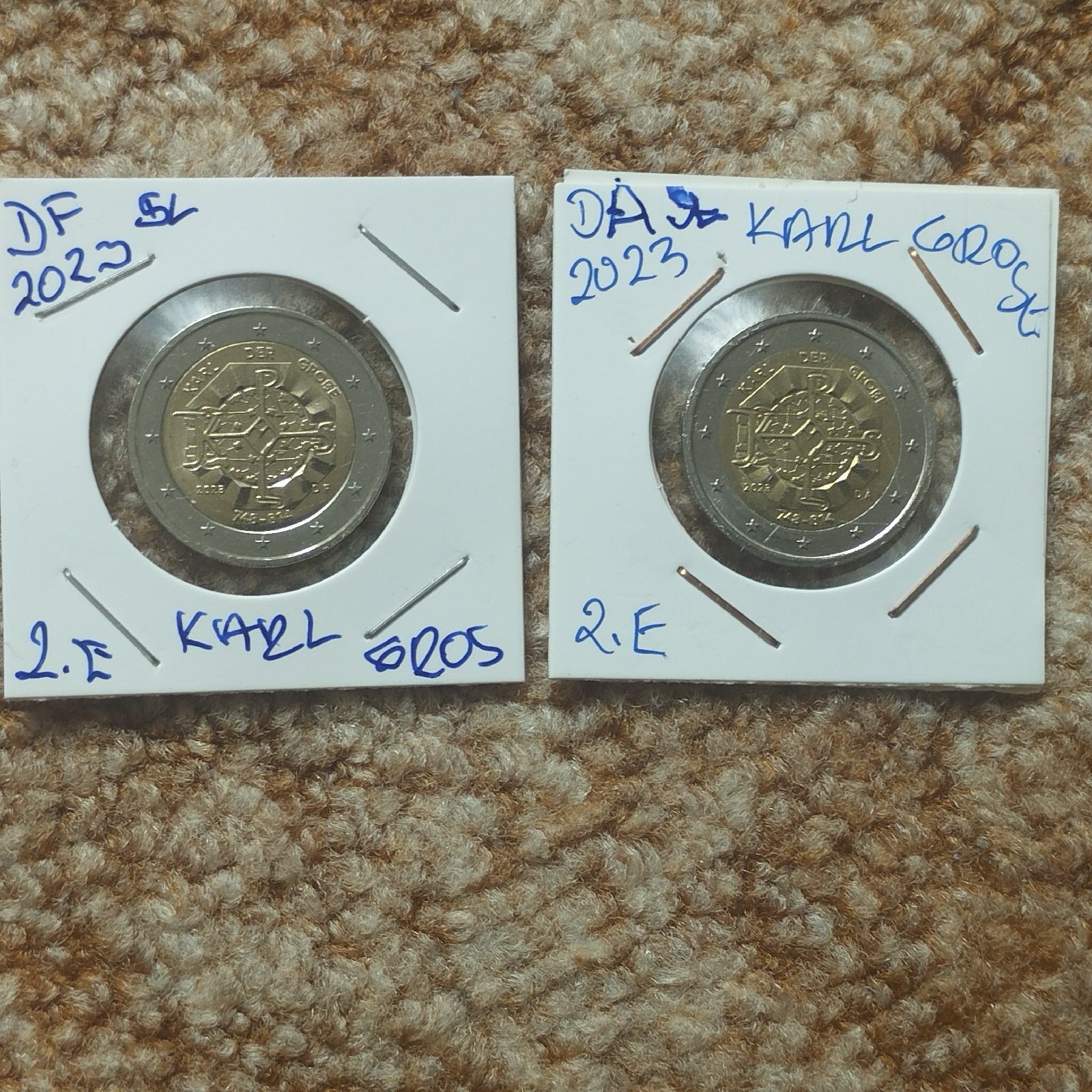 Karl Veliki Posebno izdanje 2€ Dvije 2023.Godina