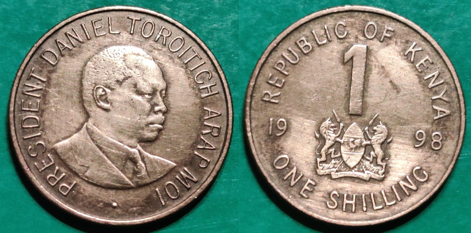 Kenya 1 shilling, 1998