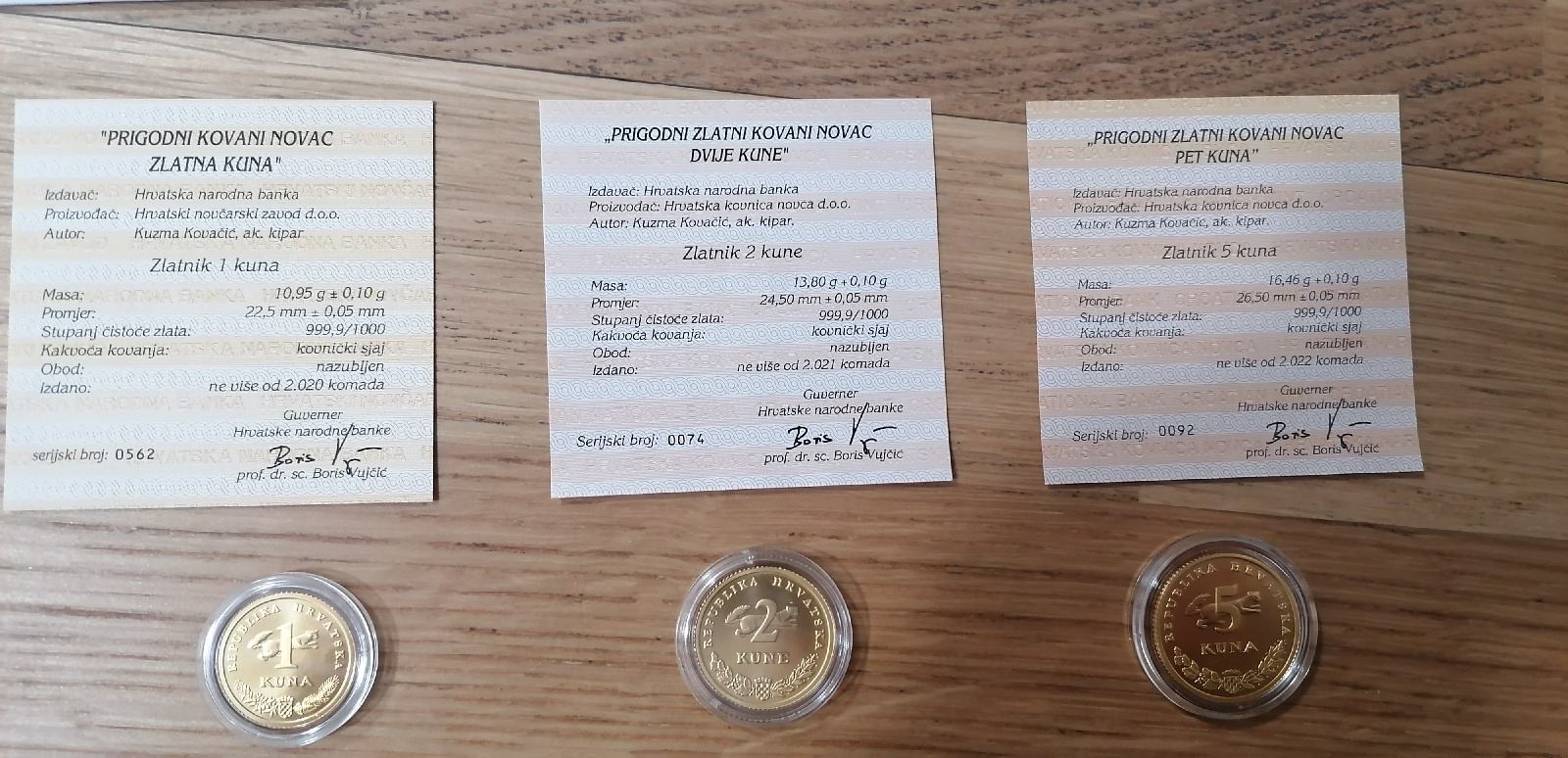 Kolekcija- zlatne kune