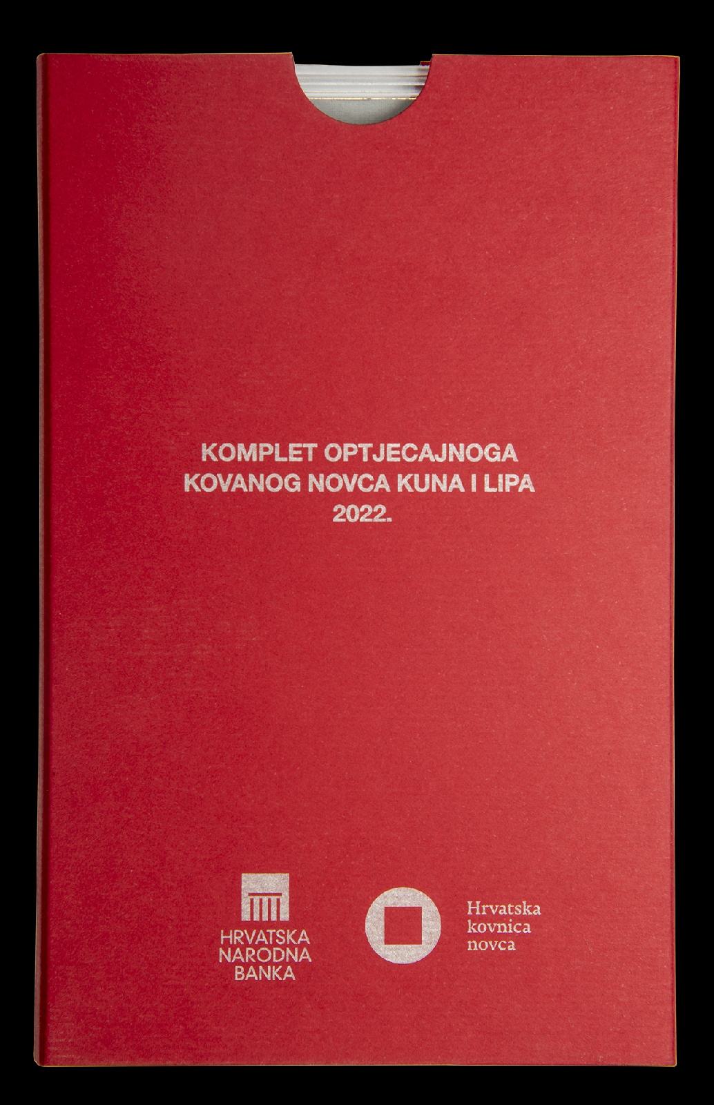 Komplet optjecajnoga kovanog novca 2022.