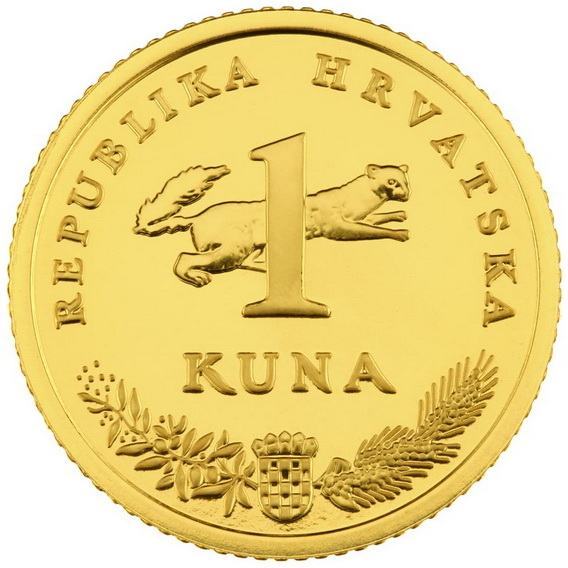 Komplet zlatnika, zlatne kune 1-2-5 Kn