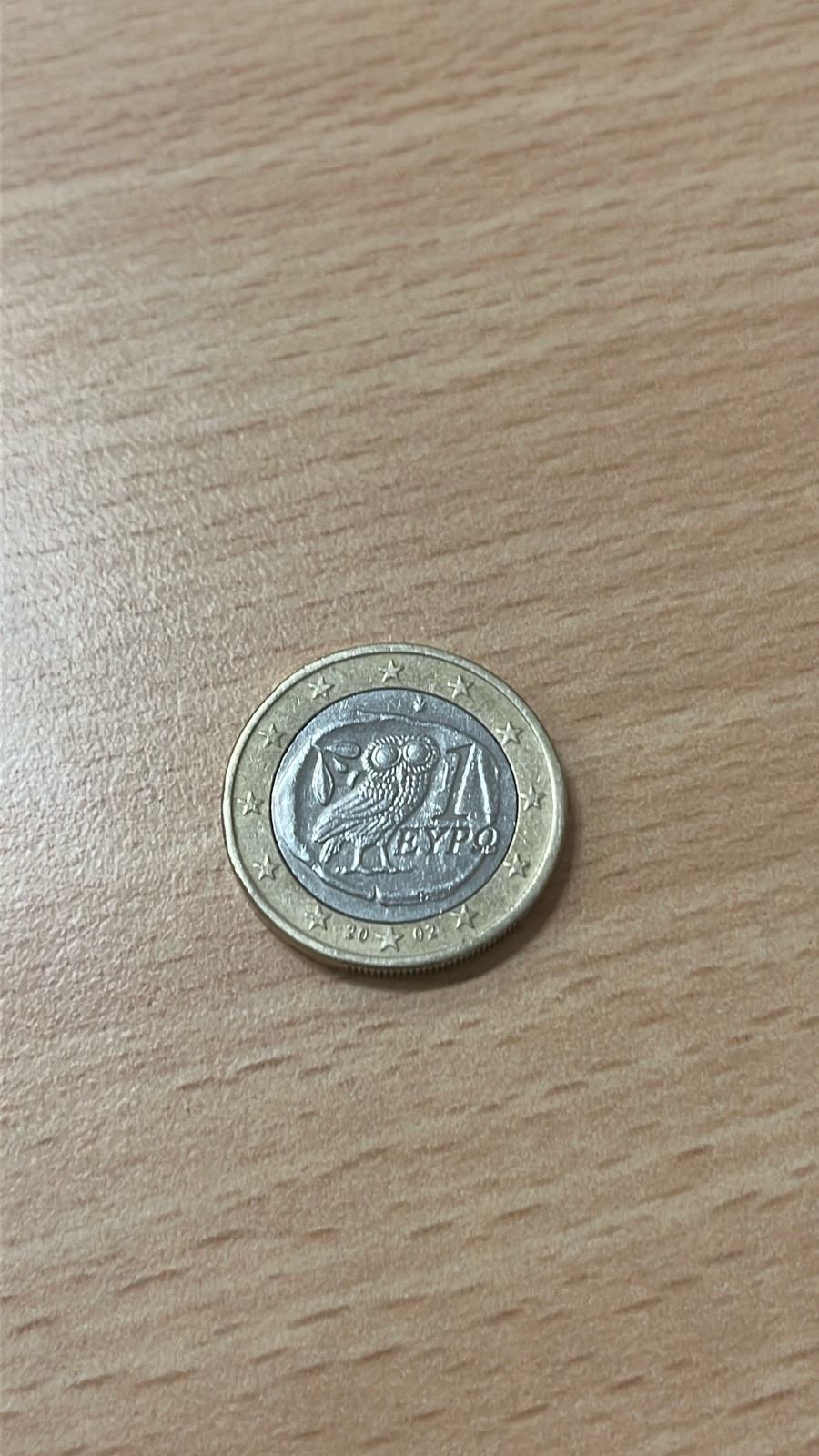 Kovanica 1 euro (Grčka, 2002.)