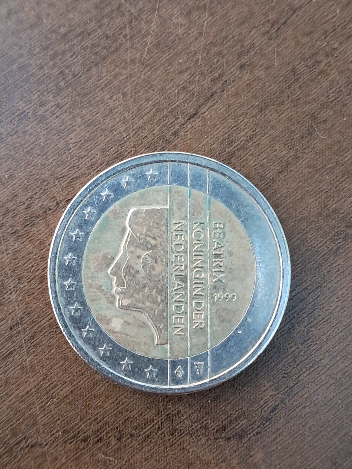 Kovanica 2€ Beatrix 1999