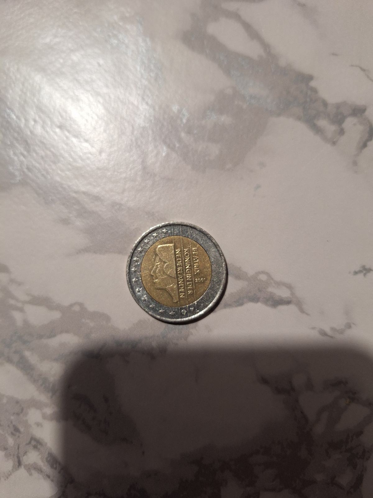 Kovanica 2€ Beatrix Koningin DER Nederlanden 2001
