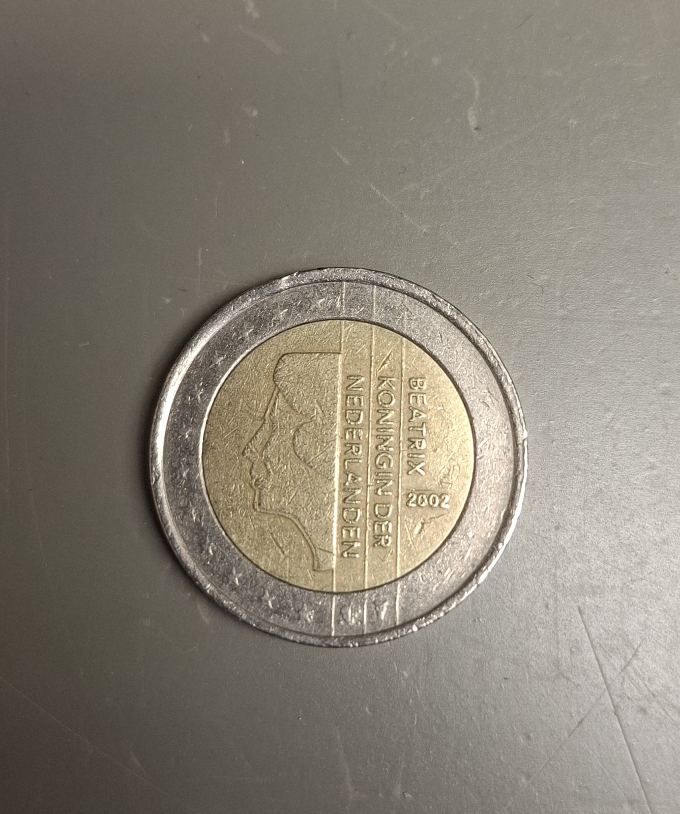 Kovanica 2€, Beatrix Koningin der Nederlanden, 2002.god