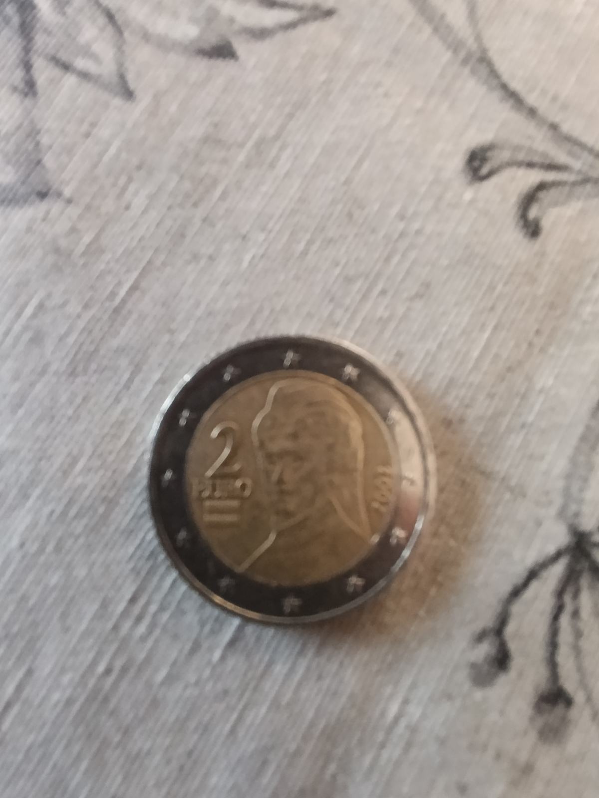 Kovanica 2 e , 2002.g.