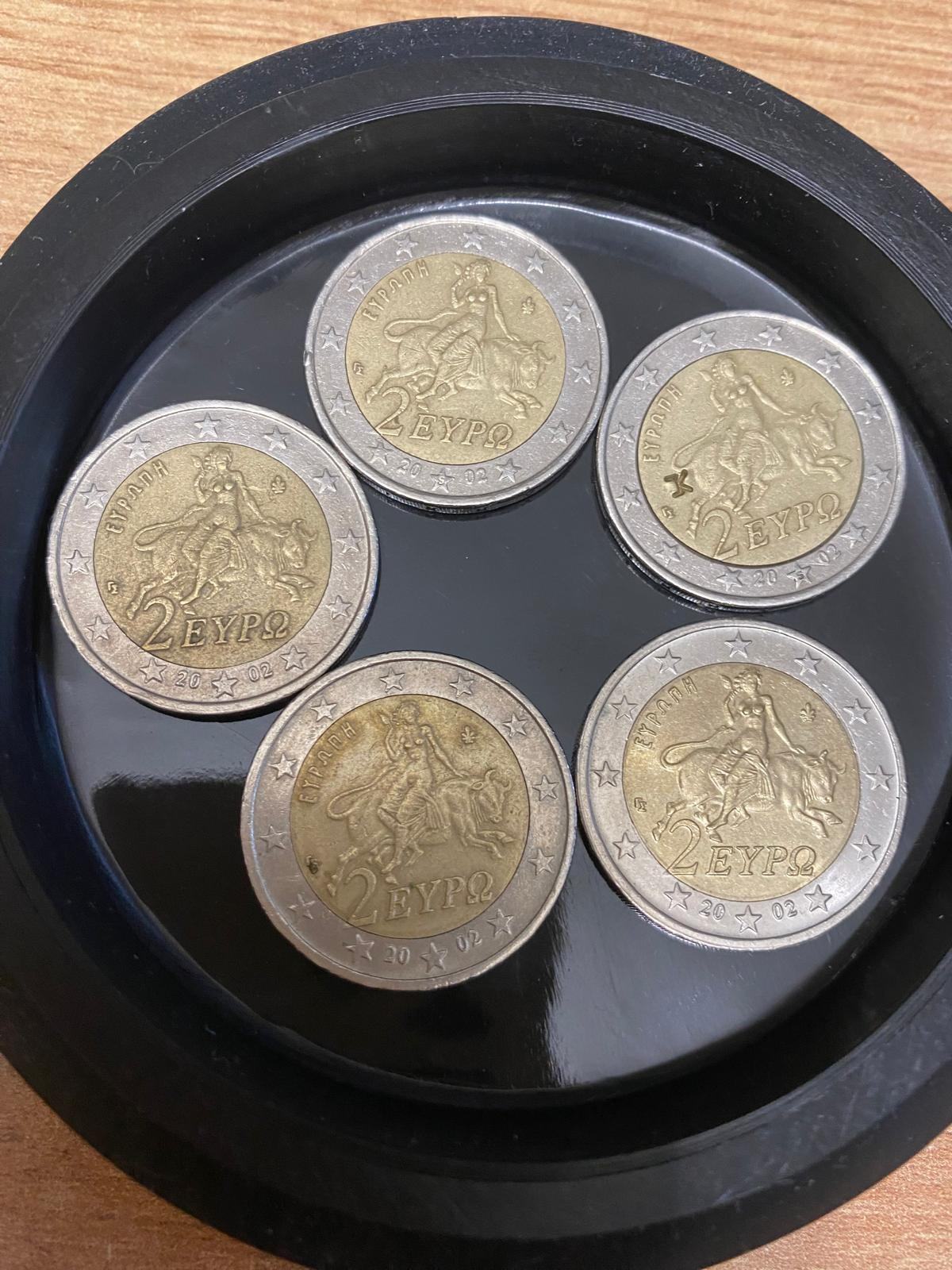Kovanica 2 eura 2002. Grcka