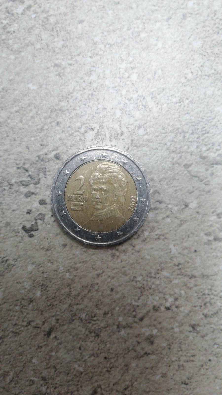 Kovanica 2.Eura Austrija 2002 Berta Slobodna Zena od Suttner.