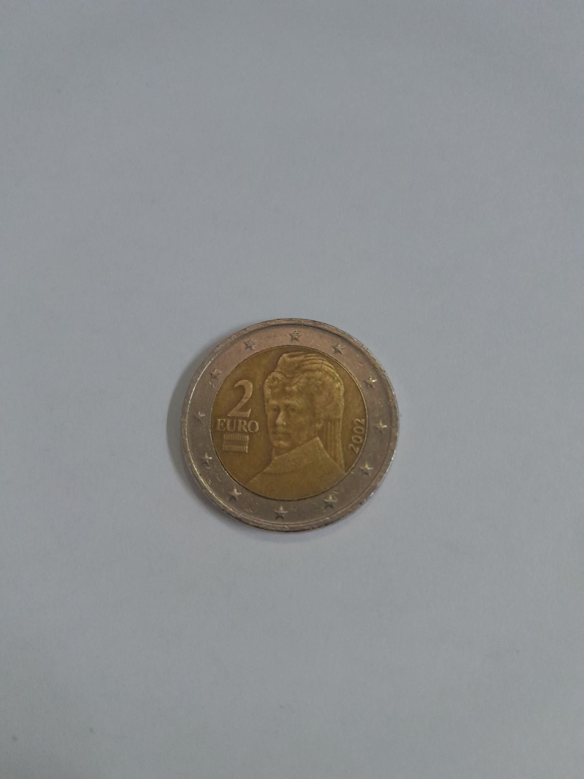 kovanica 2 eura Austrija 2002 godina