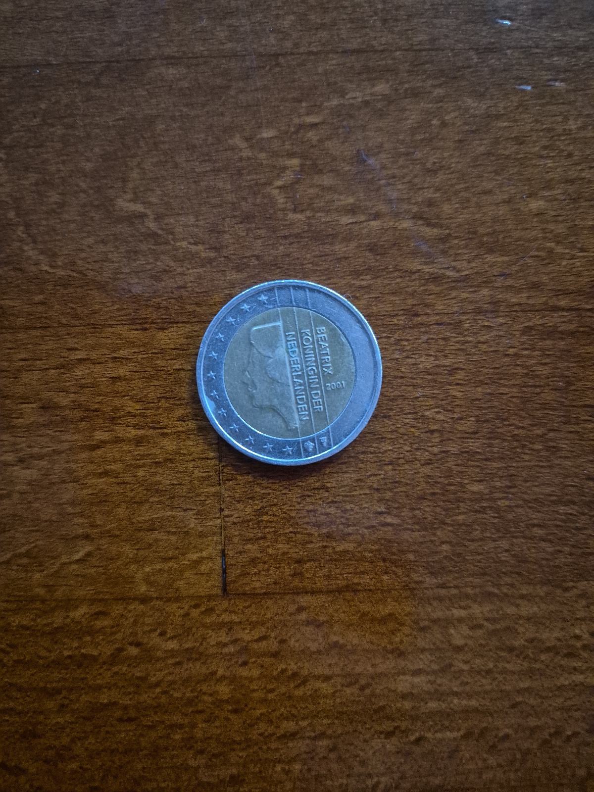 Kovanica 2 eura beatrix 2001
