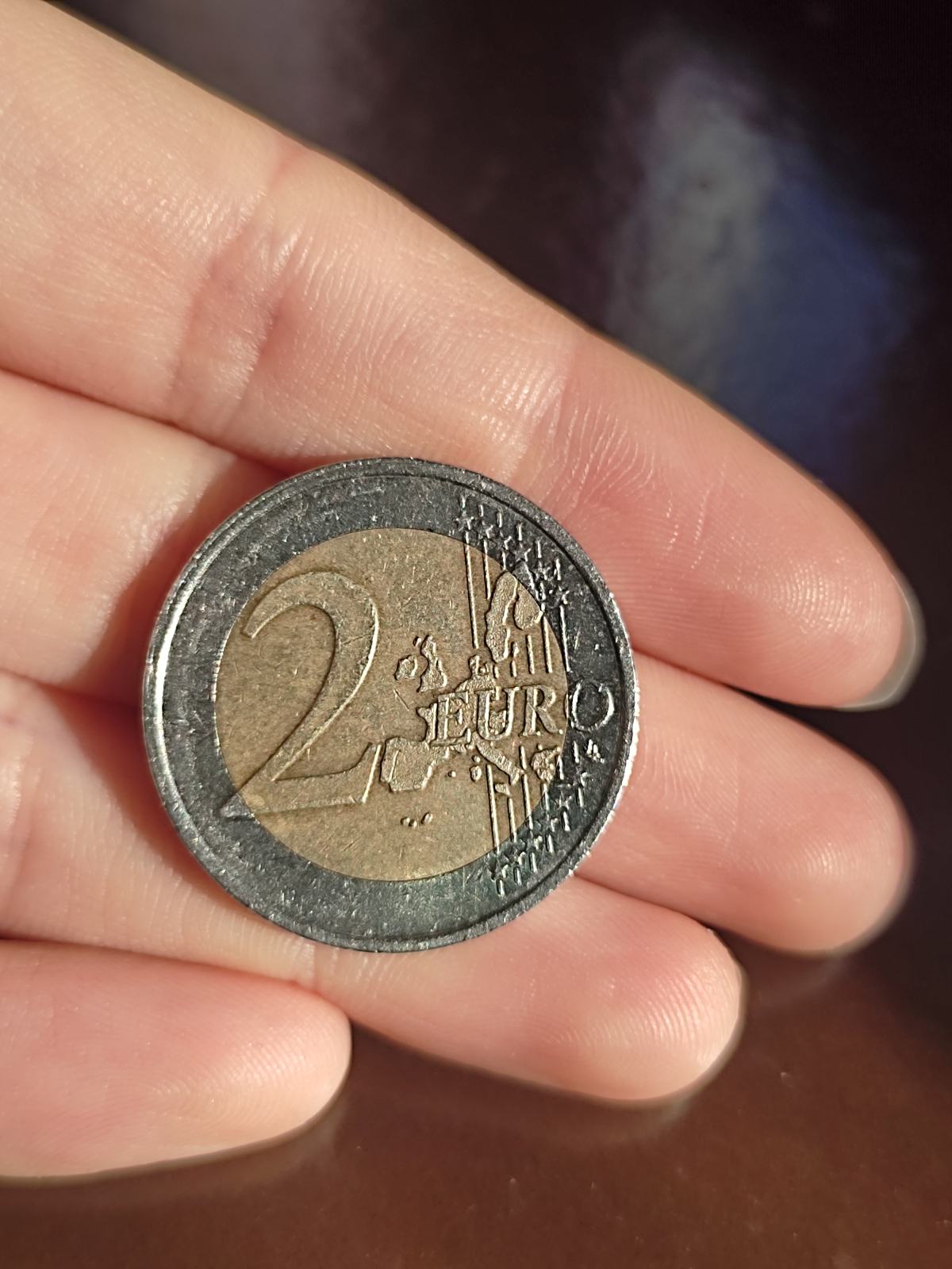 Kovanica 2 eura nizozemska kraljica Beatrix 2001 god.