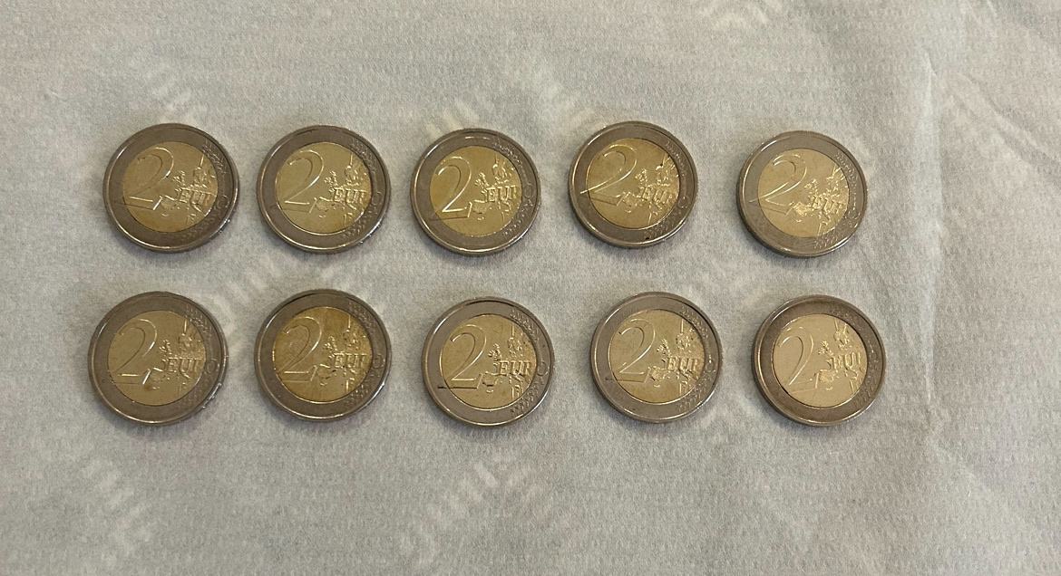 Kovanica 2 eura (prva hrvatska kovanica)