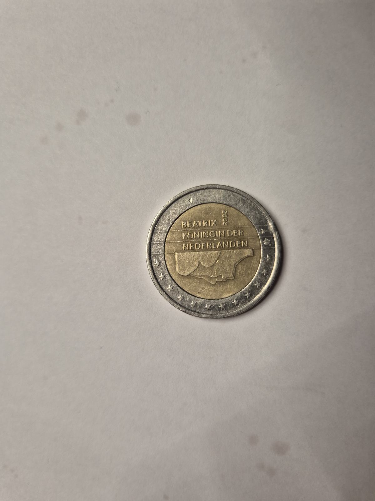 Kovanica 2 euro Beatrix Koninginder Nederlanden