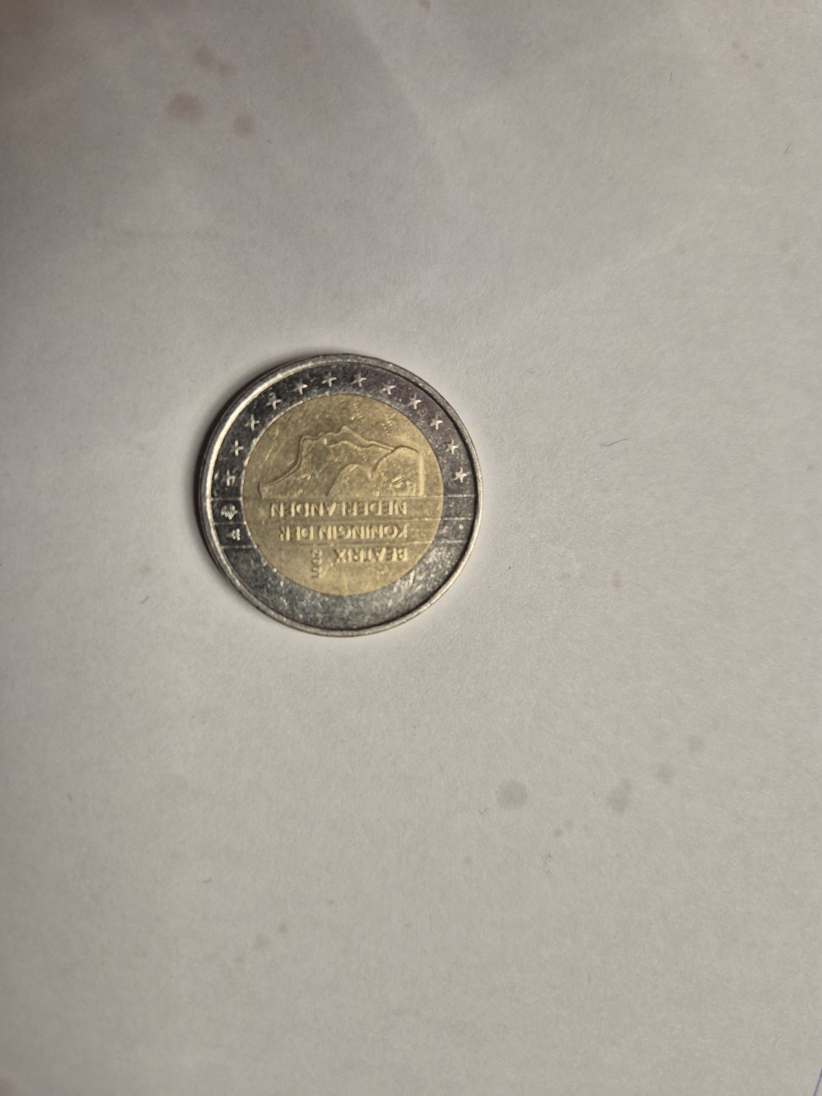 Kovanica 2 euro Beatrix Koninginder Nederlanden