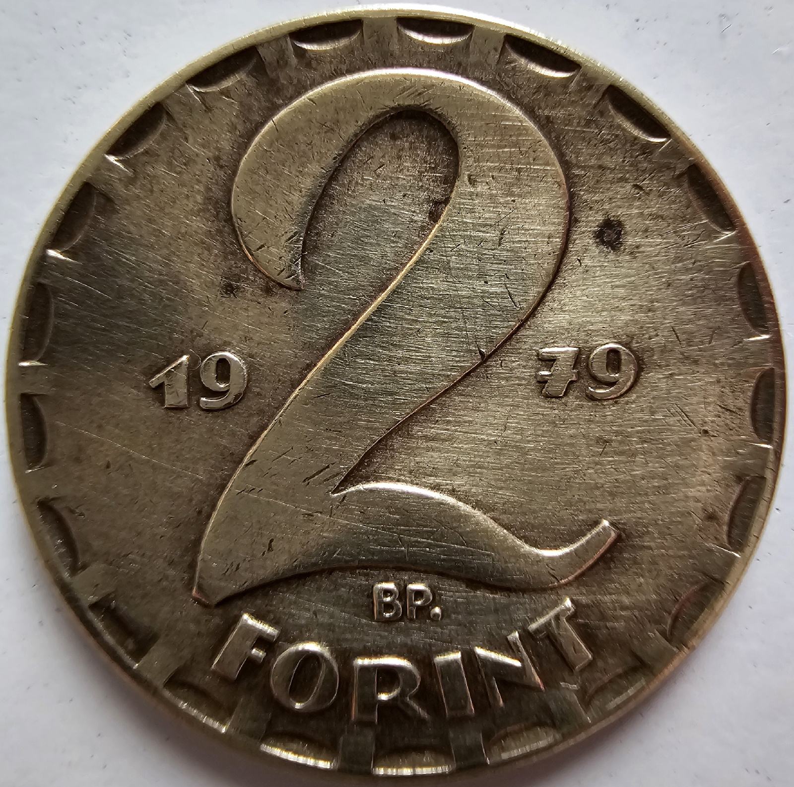 Kovanica 2 Forinte (Mađarska) 1979.