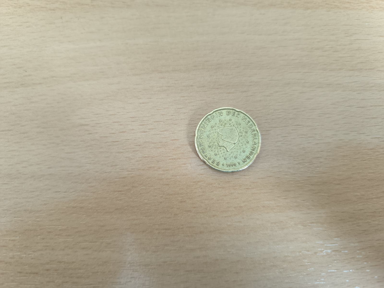 Kovanica od 20 centi Beatrix 1999