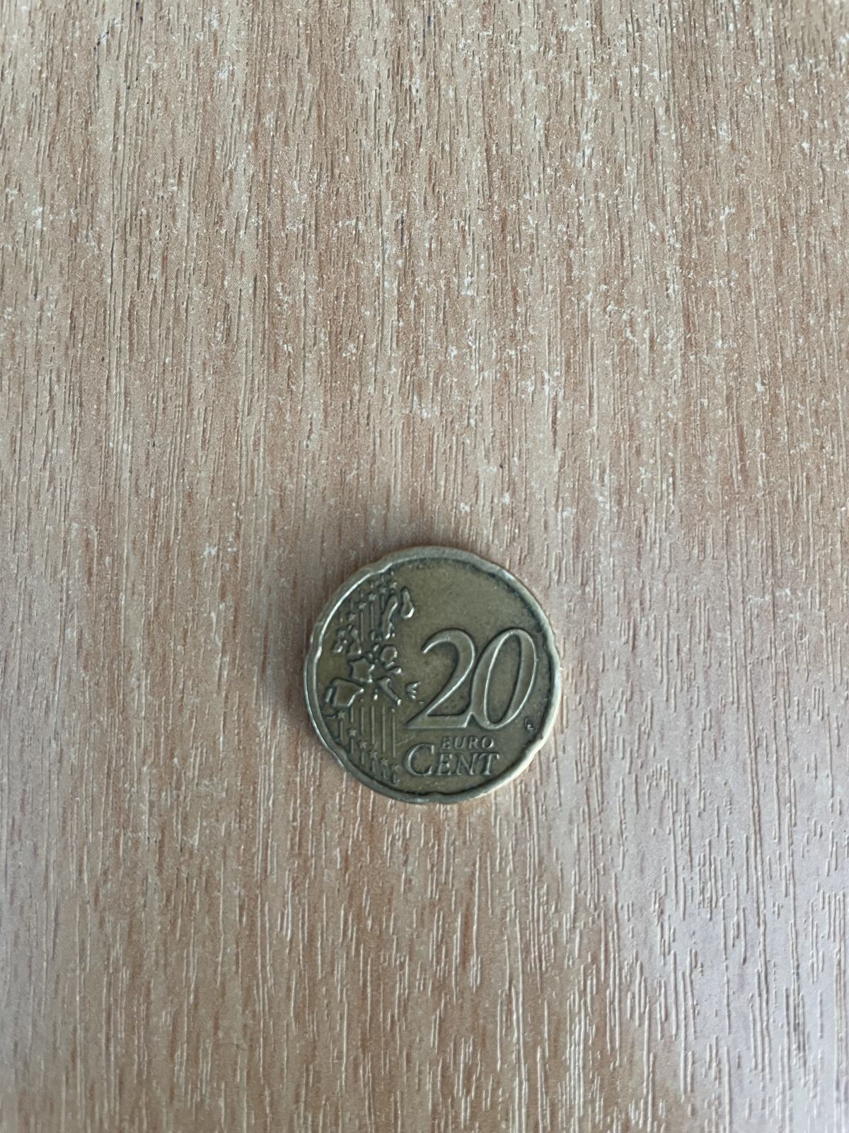 Kovanica od 20 euro centi 2002. godina GREECE - Grčka Ι. ΚΑΠΟΔΙΣΤΡΙΑΣ