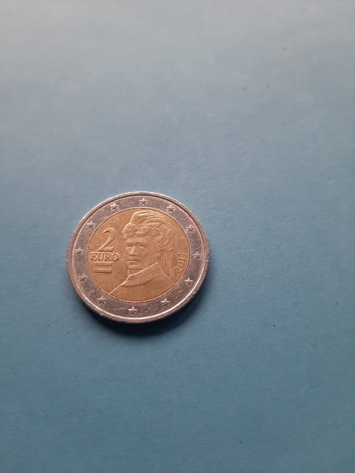 Kovanica 2e iz 2017.g. BERTHA VON SUTTNER Österreich