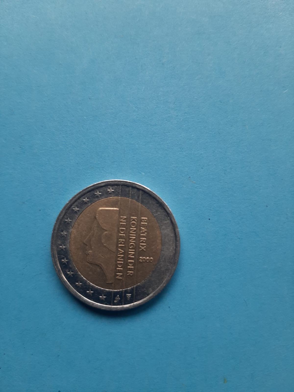 Kovanica 2e Beatrix Koningin der Nederlanden 2000., Nizozemska