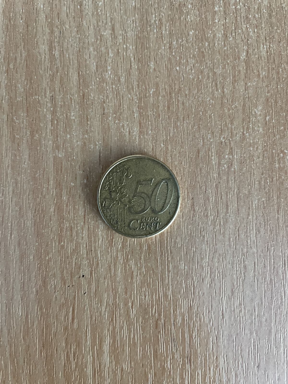 Kovanica od 50 euro centi 2002. godina Belgija Kralj Albert II.