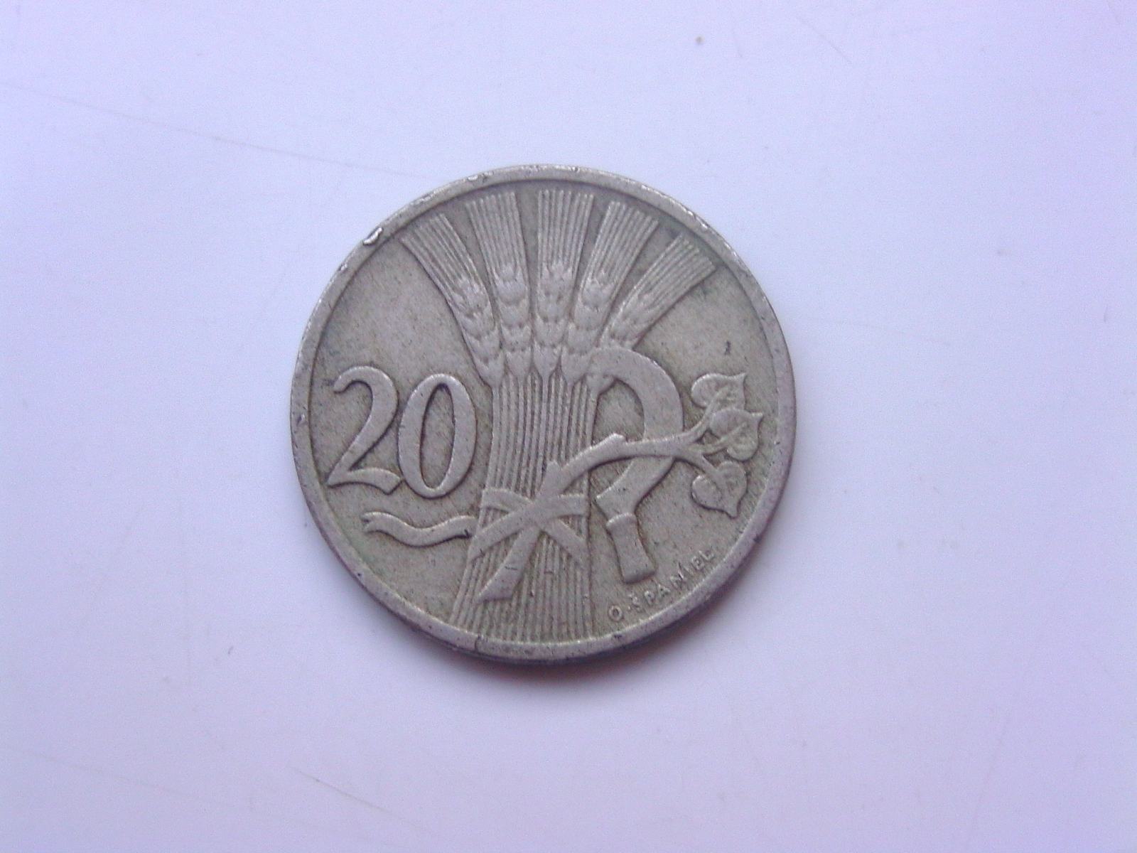 Kovanica Čehoslovačka 1921