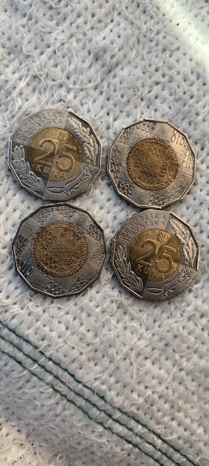 Kovanice 25 kuna 2000, 2016