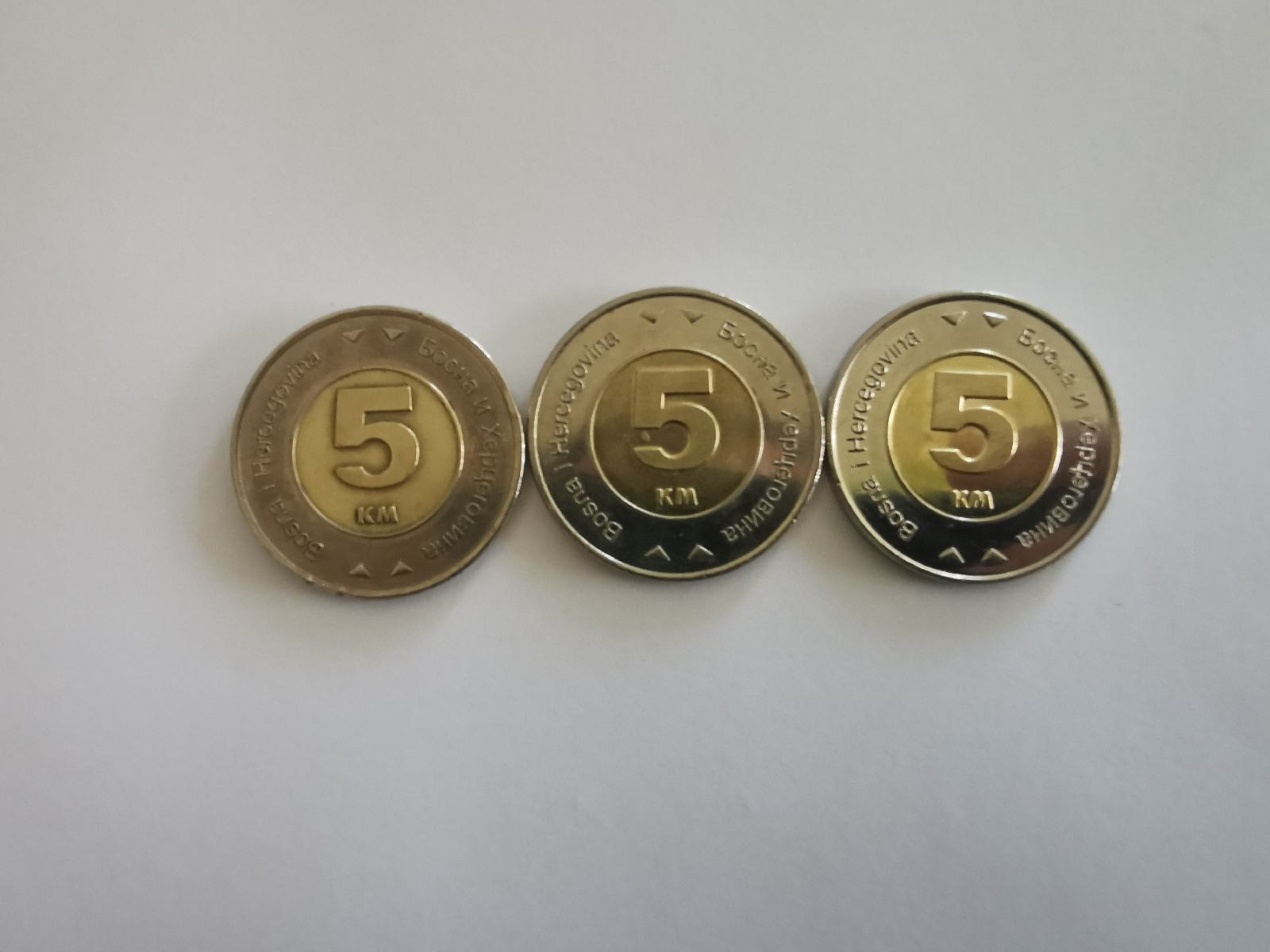 Kovanice 5 konvertibilnih maraka KM BiH