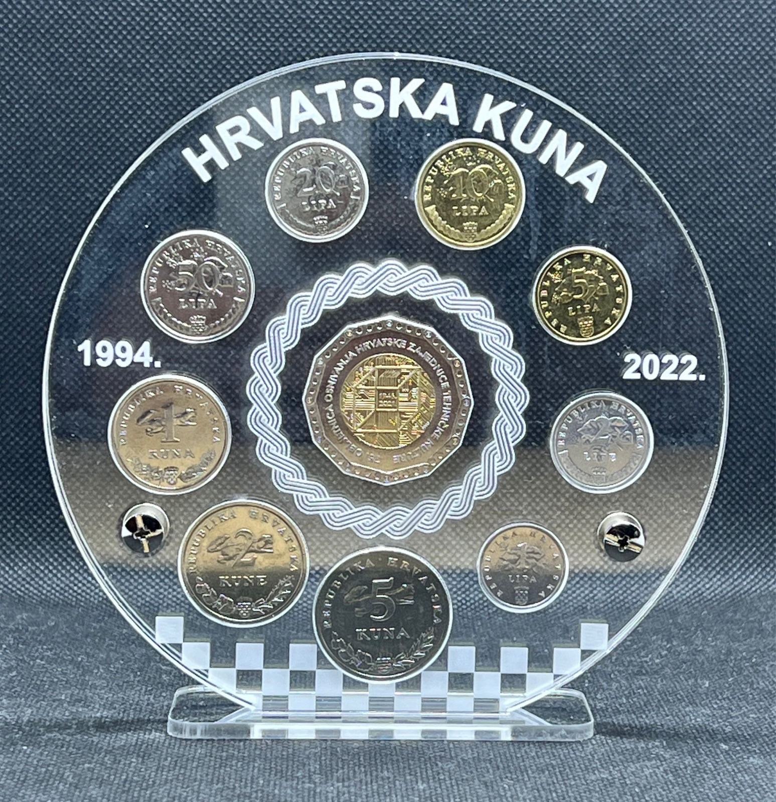Kutijica za kovanice hrvatskih kuna