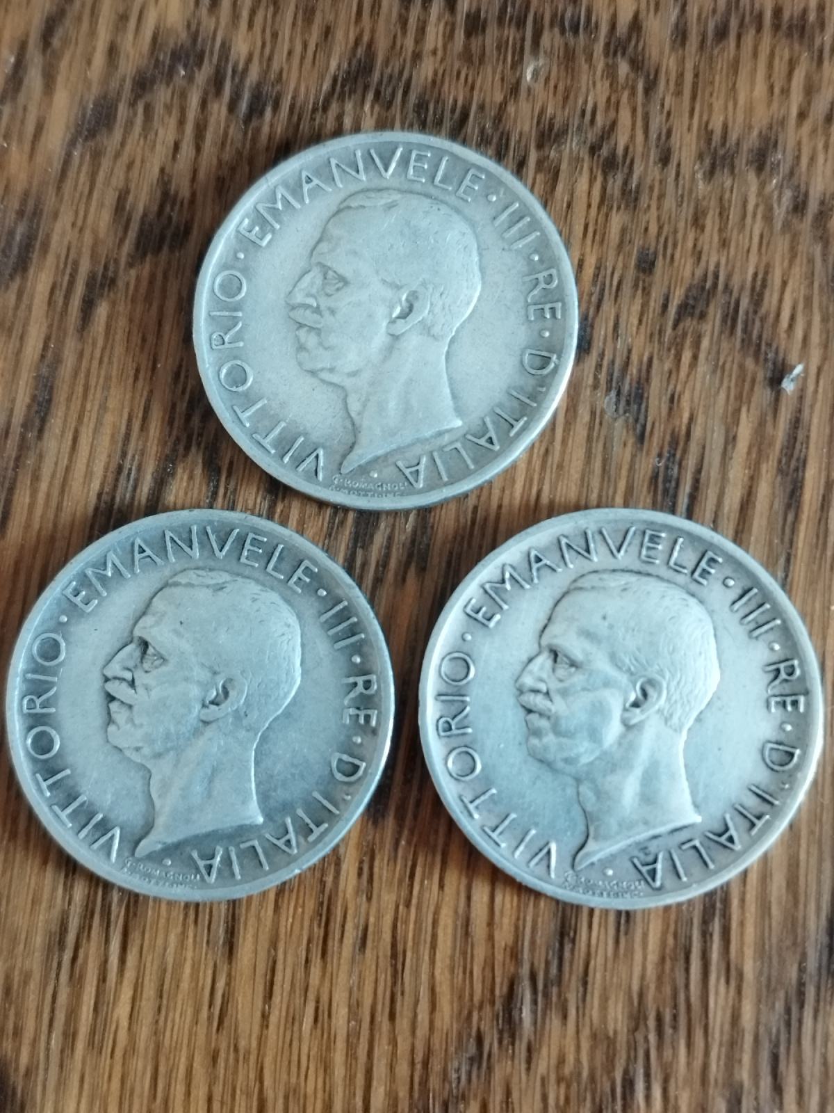 Lot Srebrnjaka 5 Lire 1929 R