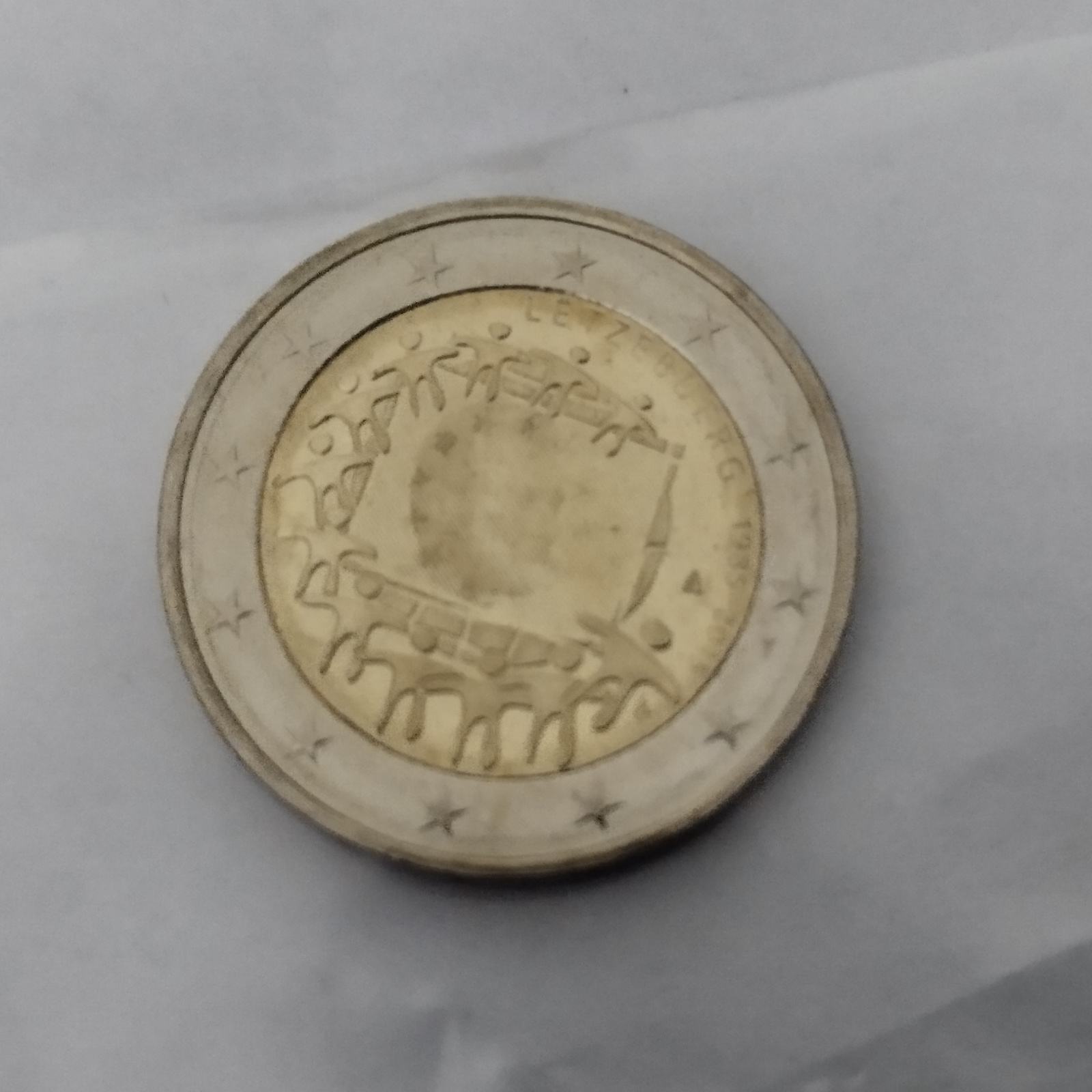 LUKSEMBURG 2 EURA JUBILARNA 2015 GODINA