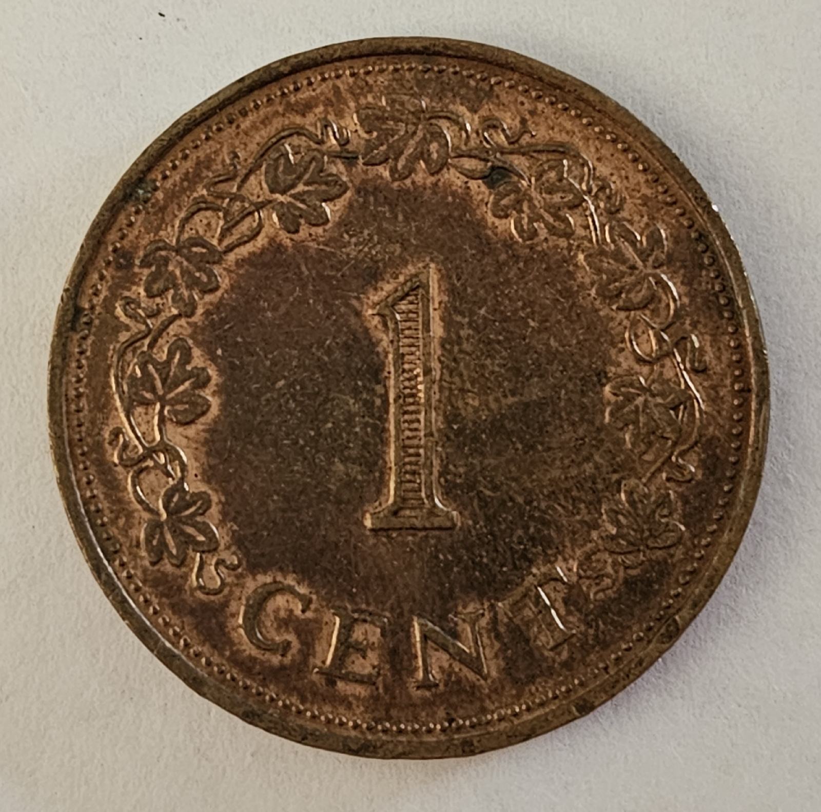 MALTA- 1 CENT 1972.