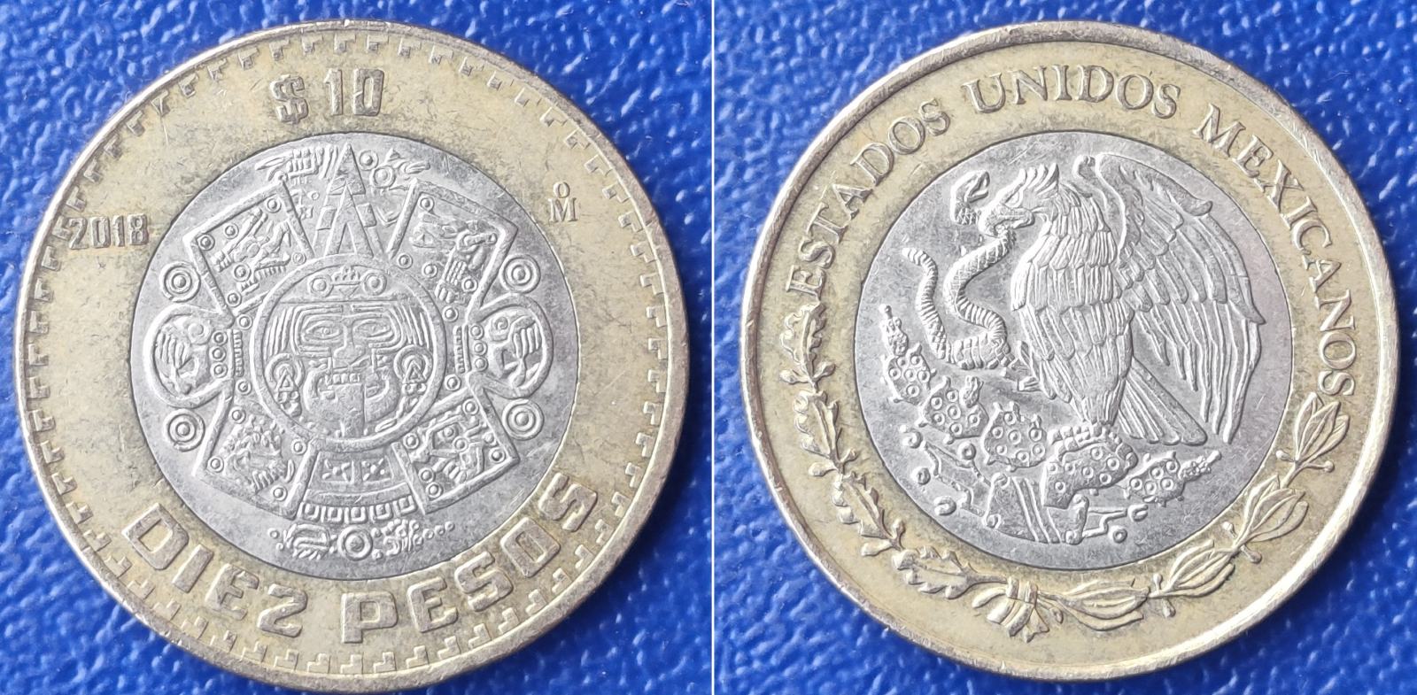 Mexico 10 pesos, 2018