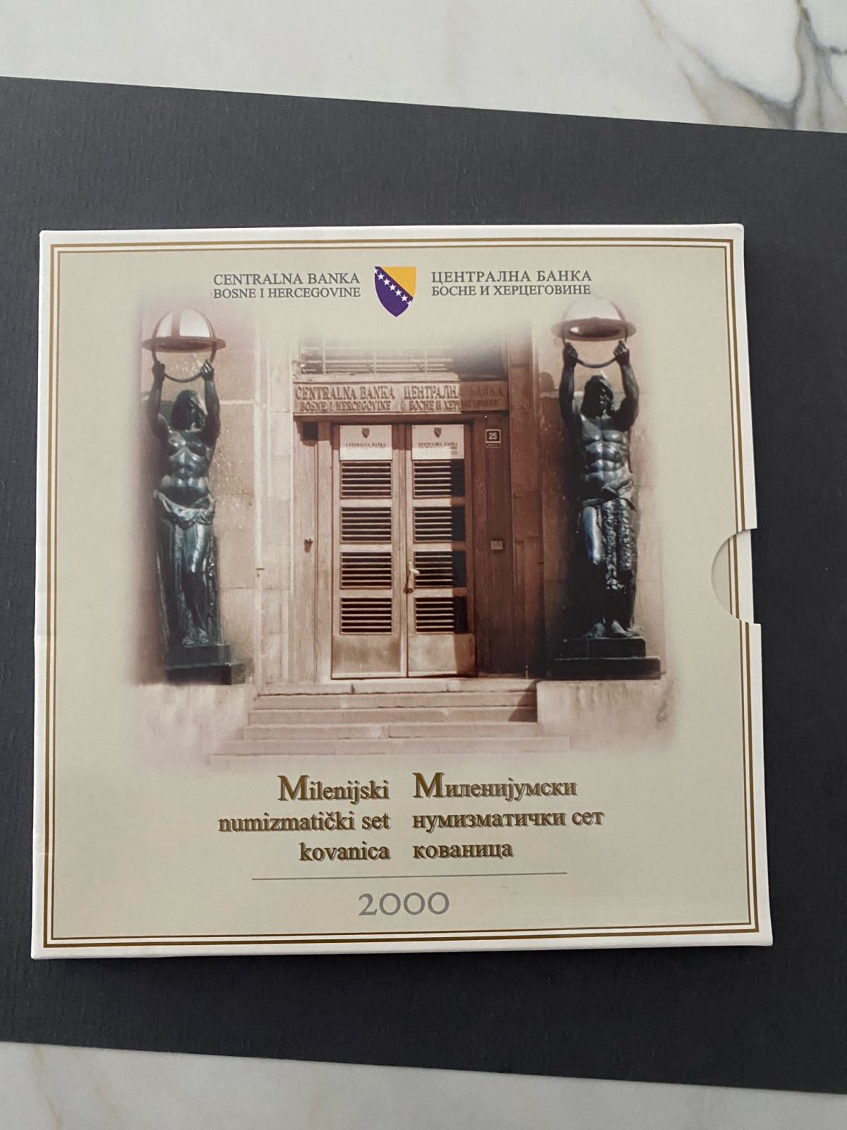 Milenijski numizmatički set kovanica 2000, Centralne Banke BiH, UNC