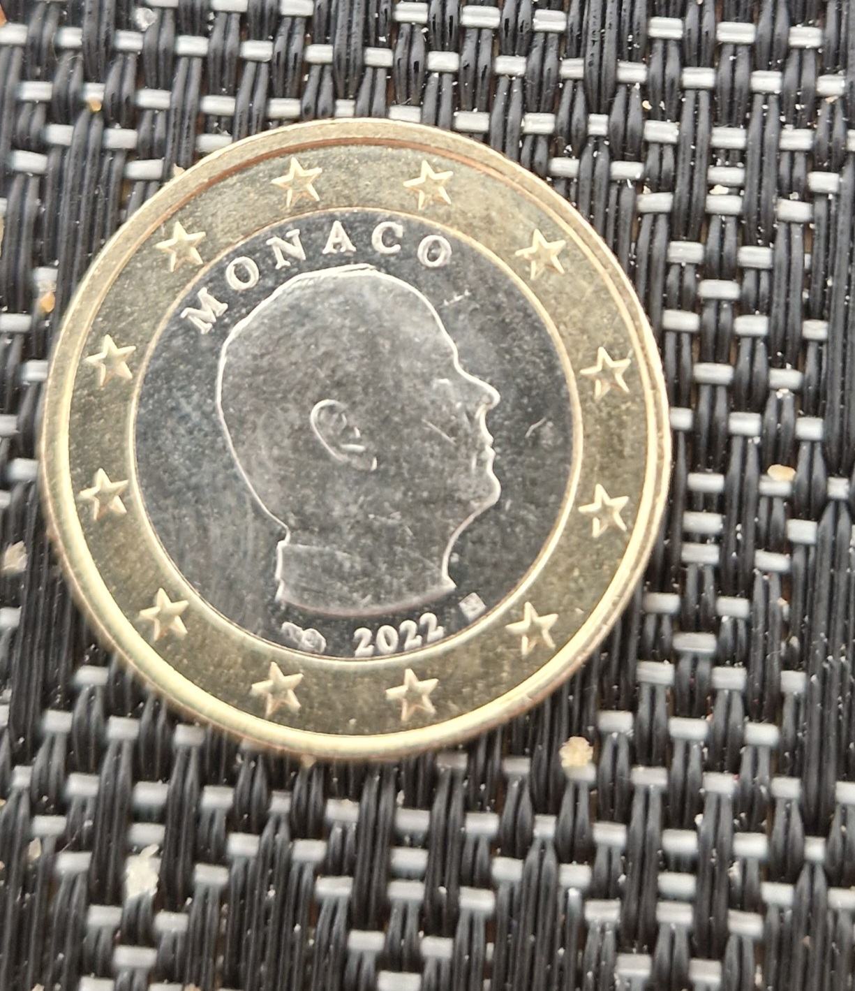 Monaco, 1 eur iz 2022.god.