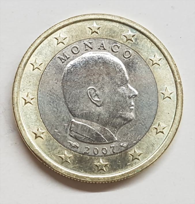 MONAKO, 1 EURO, 2007.