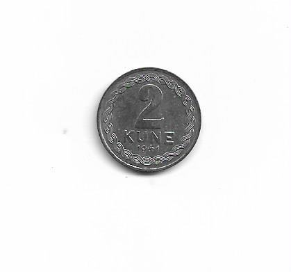 Nezavisna DH 2 kune 1941 UNC