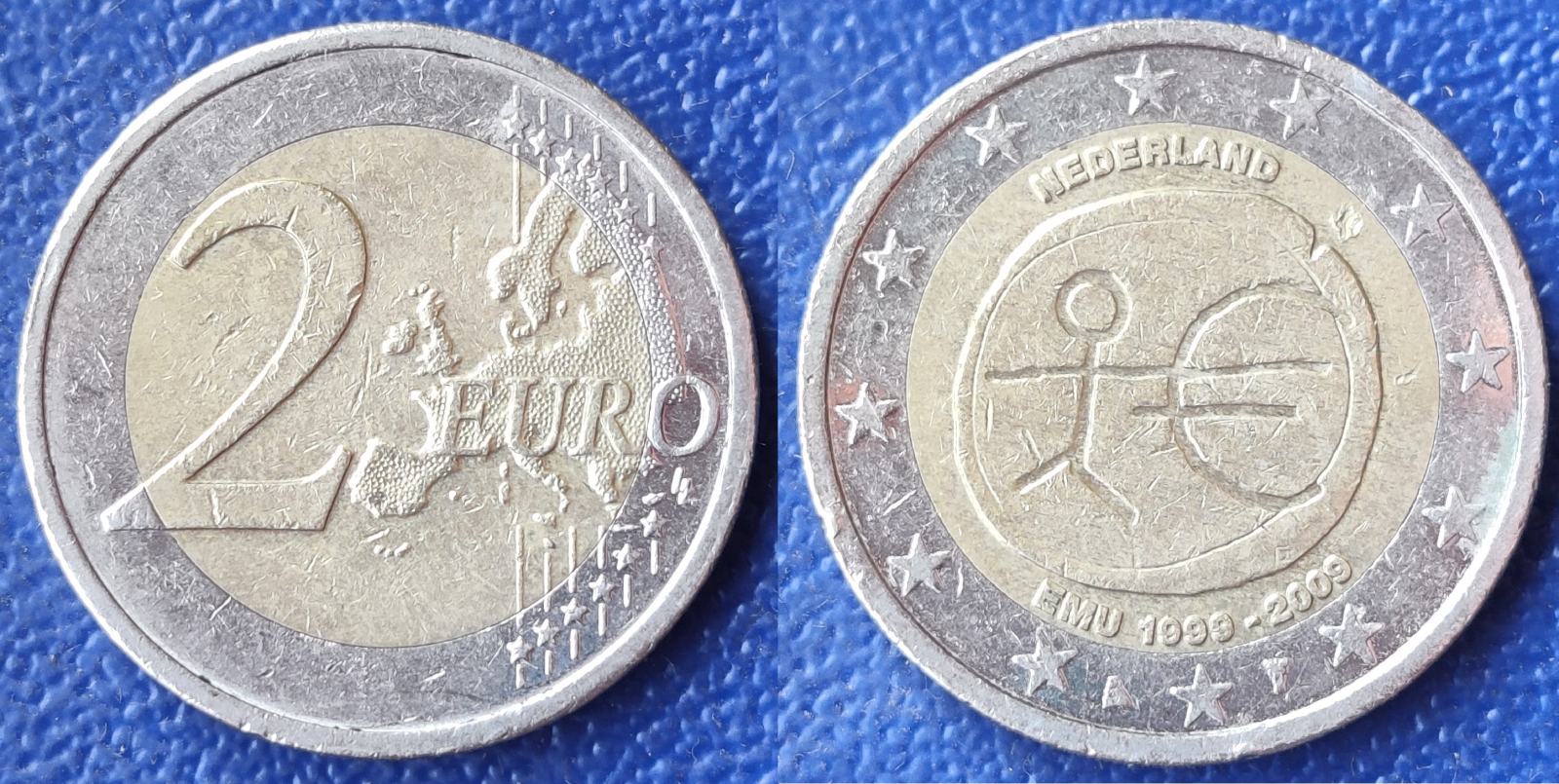Netherlands 2 euro 2009 Ten years of Economic and Monetary Union (EMU)