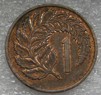 NEW ZEALAND 1 CENT 1967