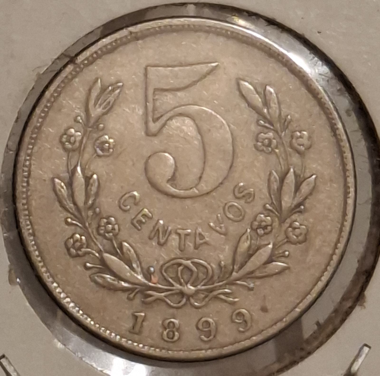 NIKARAGVA 1899 - 5 CENTAVOS (115)