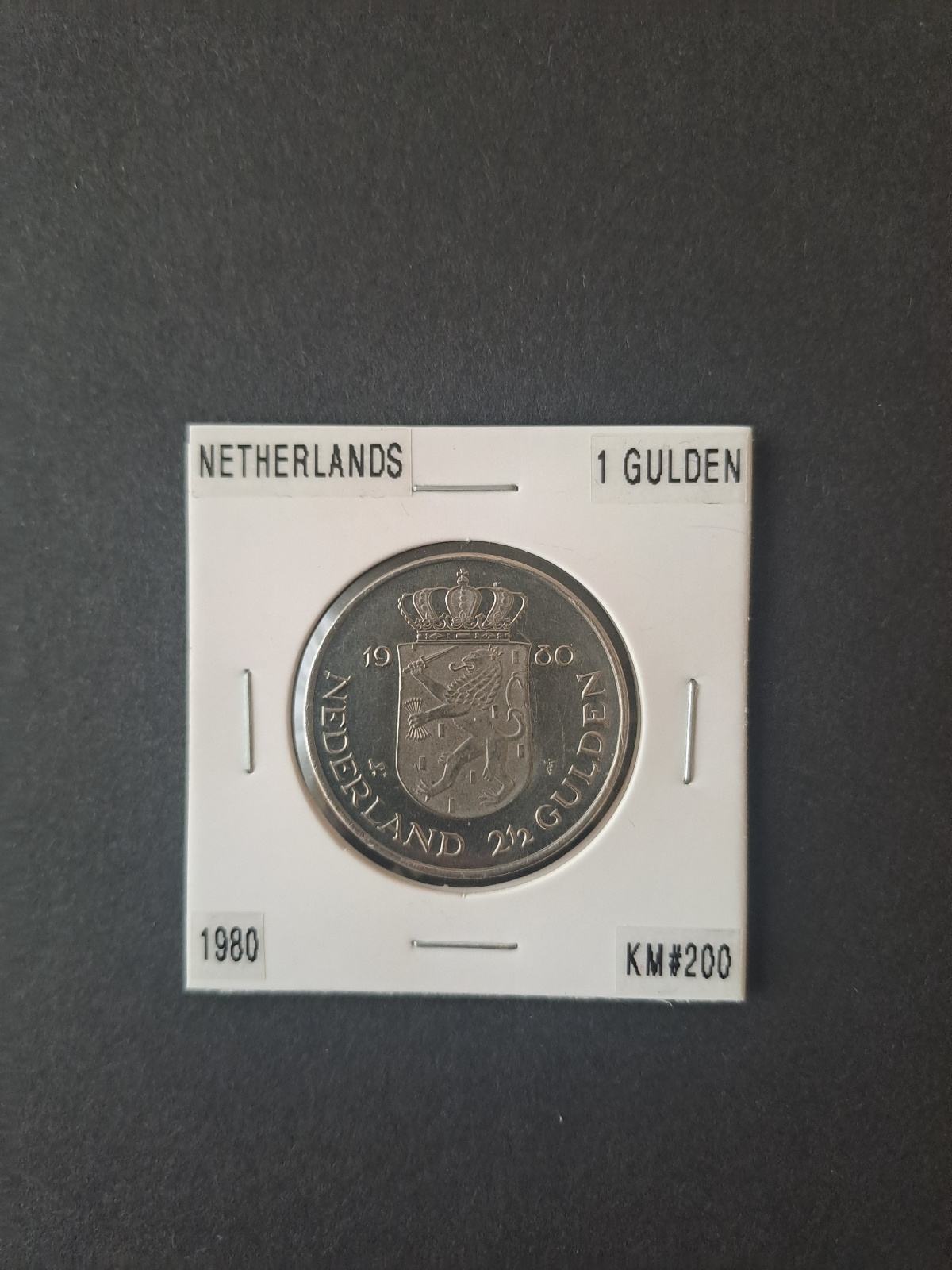 Nizozemska (Netherlands) 1 Gulden 1980 Jubilarna