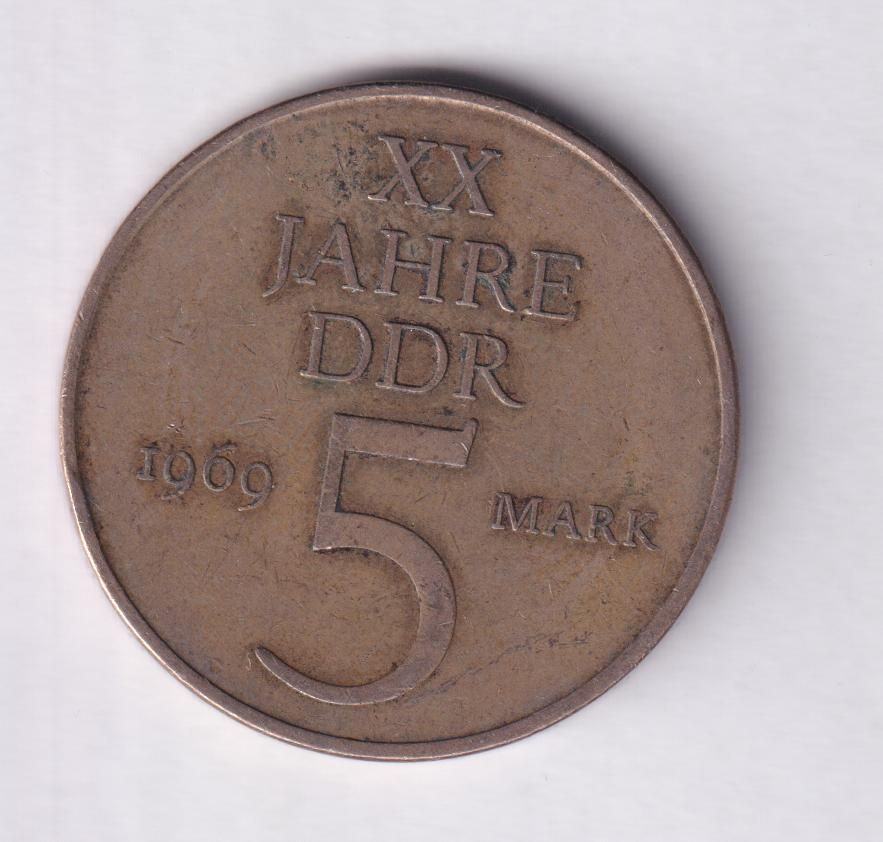 Njemačka 5 DM MARK marka MARKE 1969 A - 1108