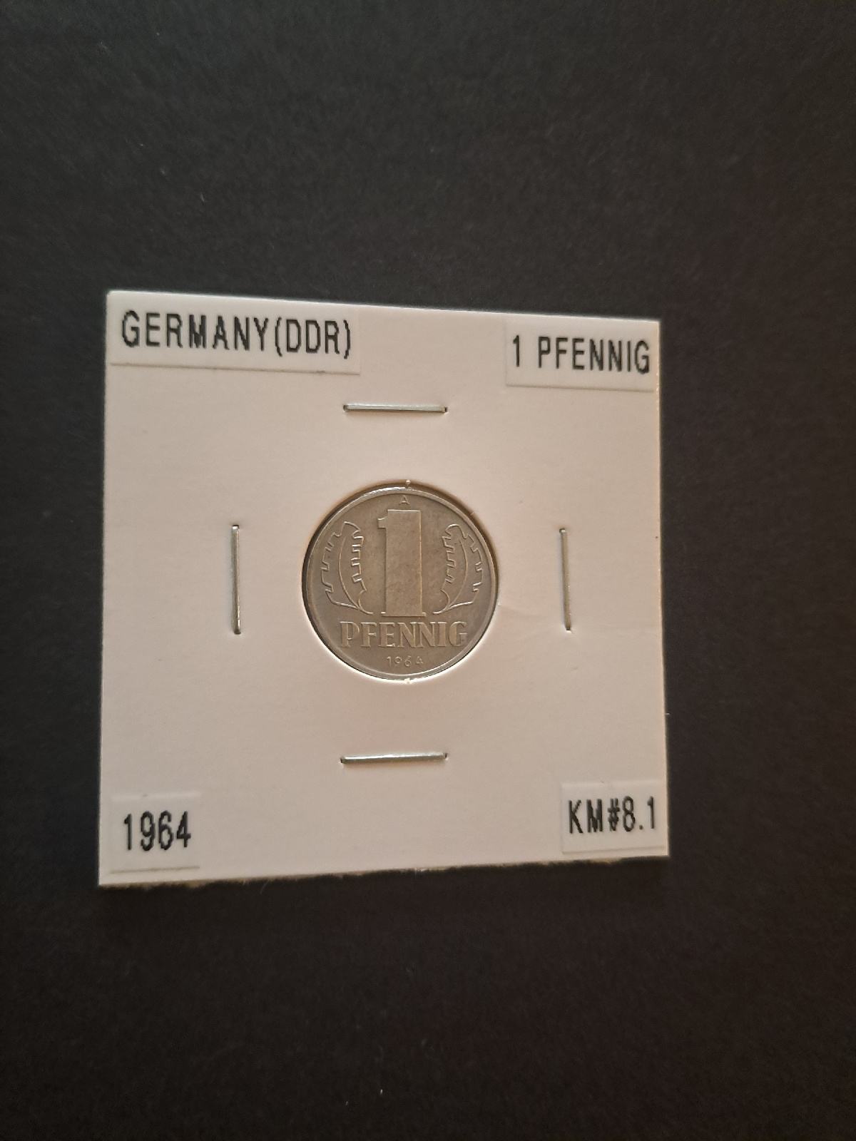 Njemačka DDR (Germany DDR) 1 Pfennig 1964