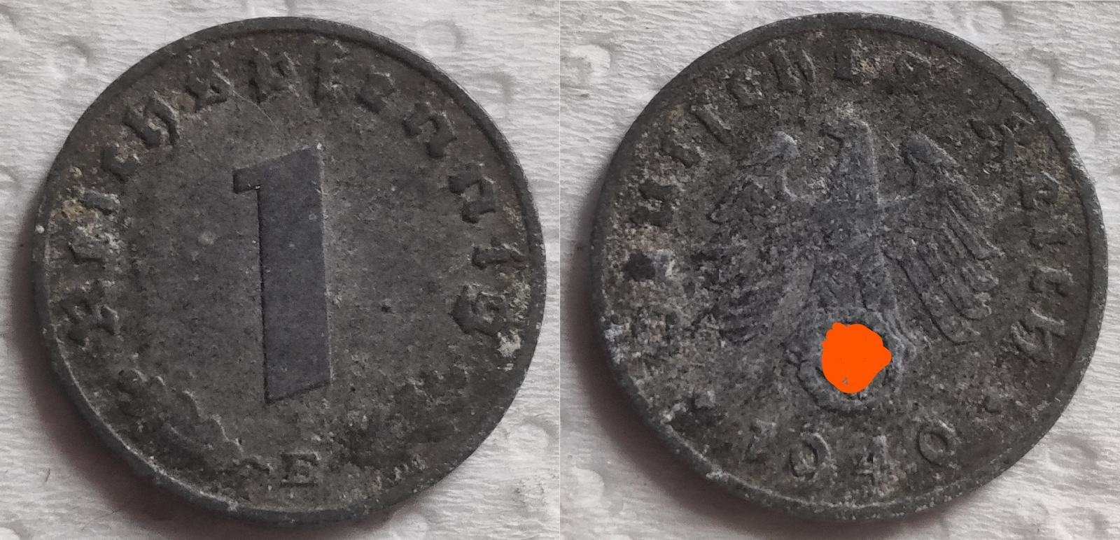 Njemačka - Treči Rajh 1 reichspfennig, 1940 F