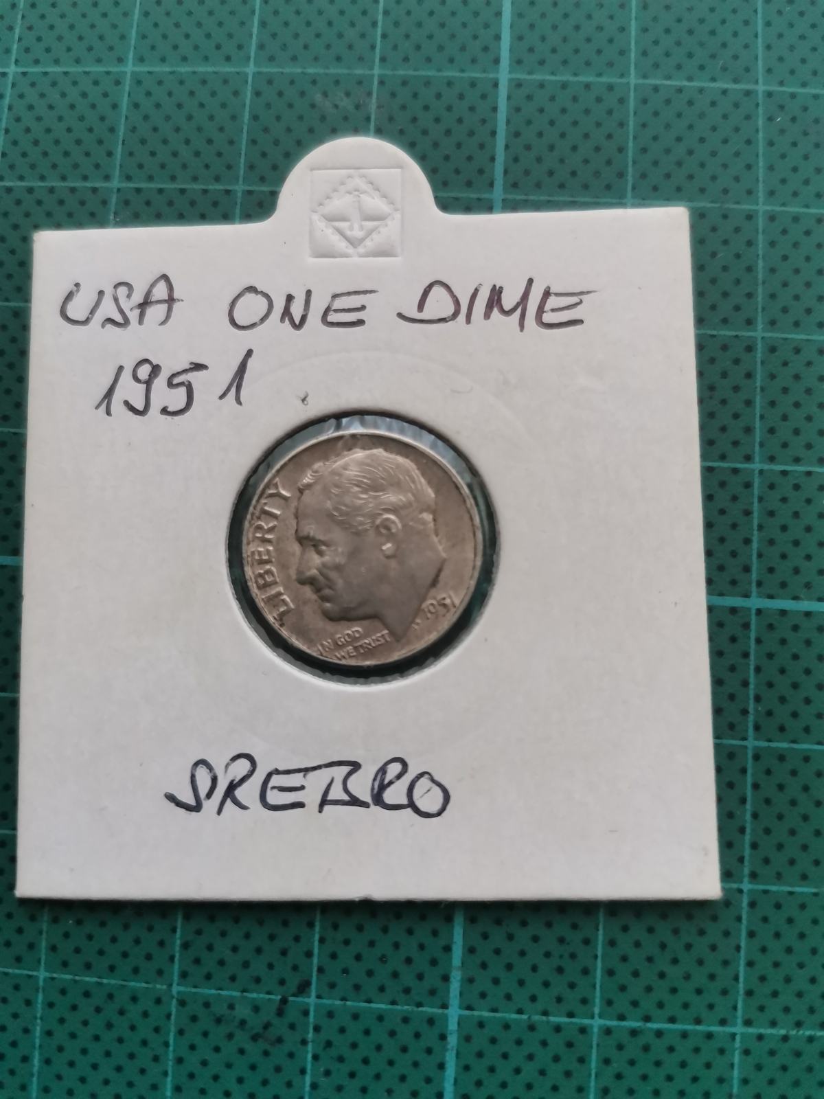 ONE DIME 1951, USA