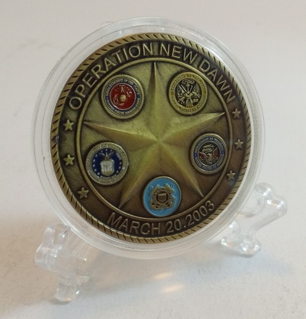operation new dawn--challenge coin