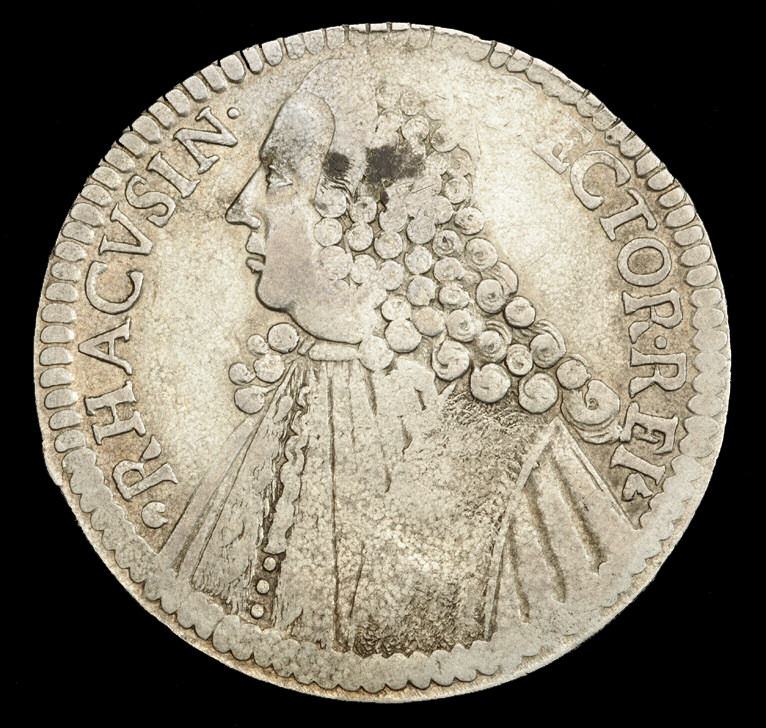 Originalni srebrni dubrovački talir Novi vižilin 1771 VF-
